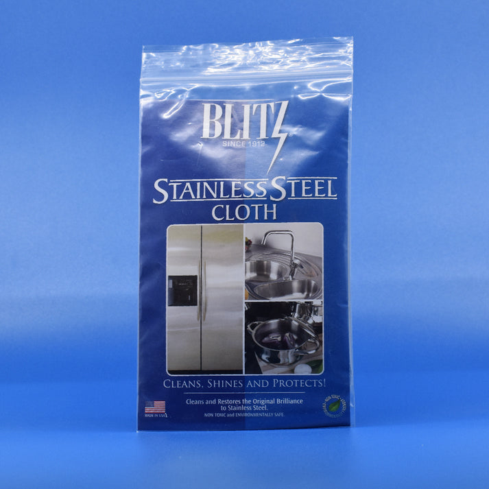 Blitz Stainless Steel Care Cloth – Blitz Manufacturing Inc.